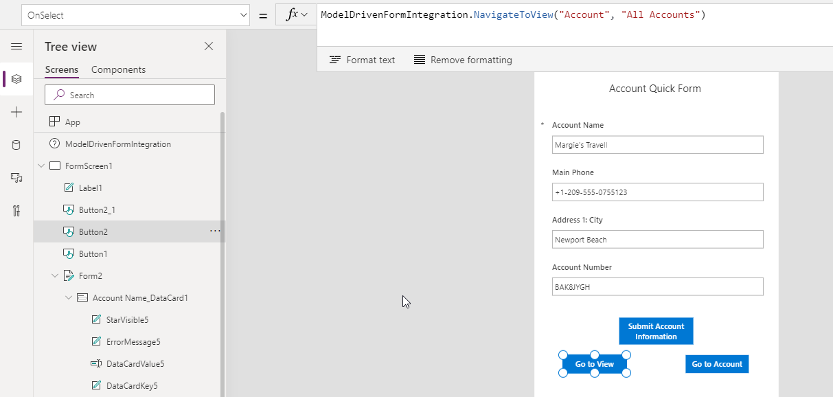Canvas App Embedded In Model Driven App Dynamics Chronicles 8469
